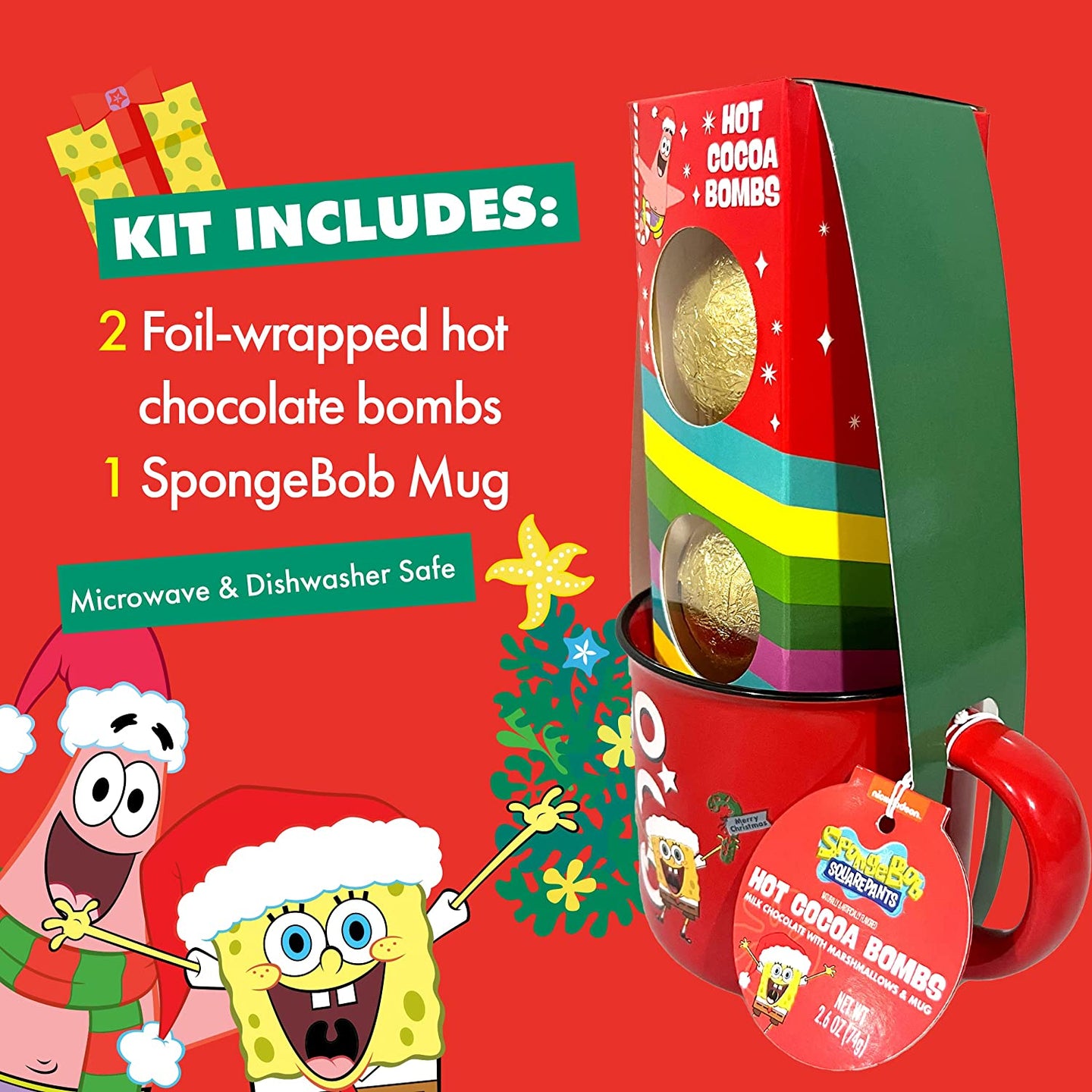 SpongeBob Hot Cocoa Bomb Set – Ten Acre Gifts
