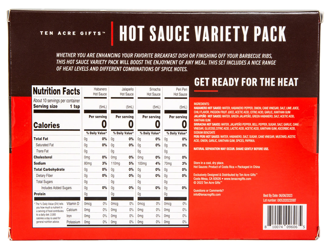 Everyday Hot Sauce Assortment – Ten Acre Gifts
